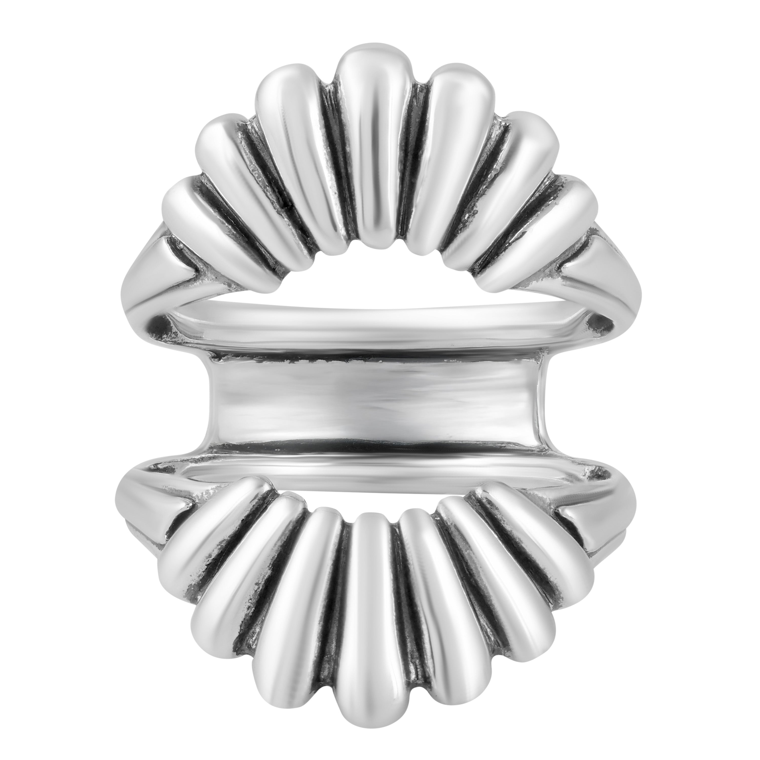 EXCLUSIVELY OURS! Sterling Silver Crown Ring Guard, Sizes 5 to 11 ...